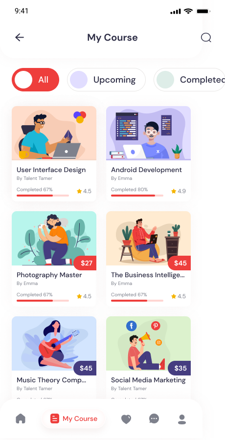 Maan LMS-Flutter App UI Kit ( Android & iOS ) by Acnoo | CodeCanyon